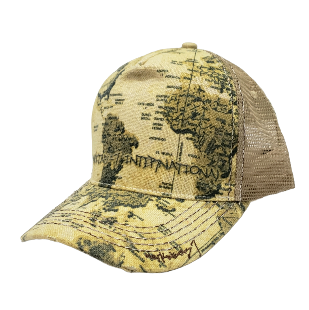 U7 Map Trucker Cap | Ubikwitas7® World Of Hats - Official Site - Hats ...